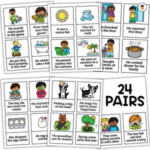 Cause and Effect | Social Studies | Language | Task Cards | Matching ...