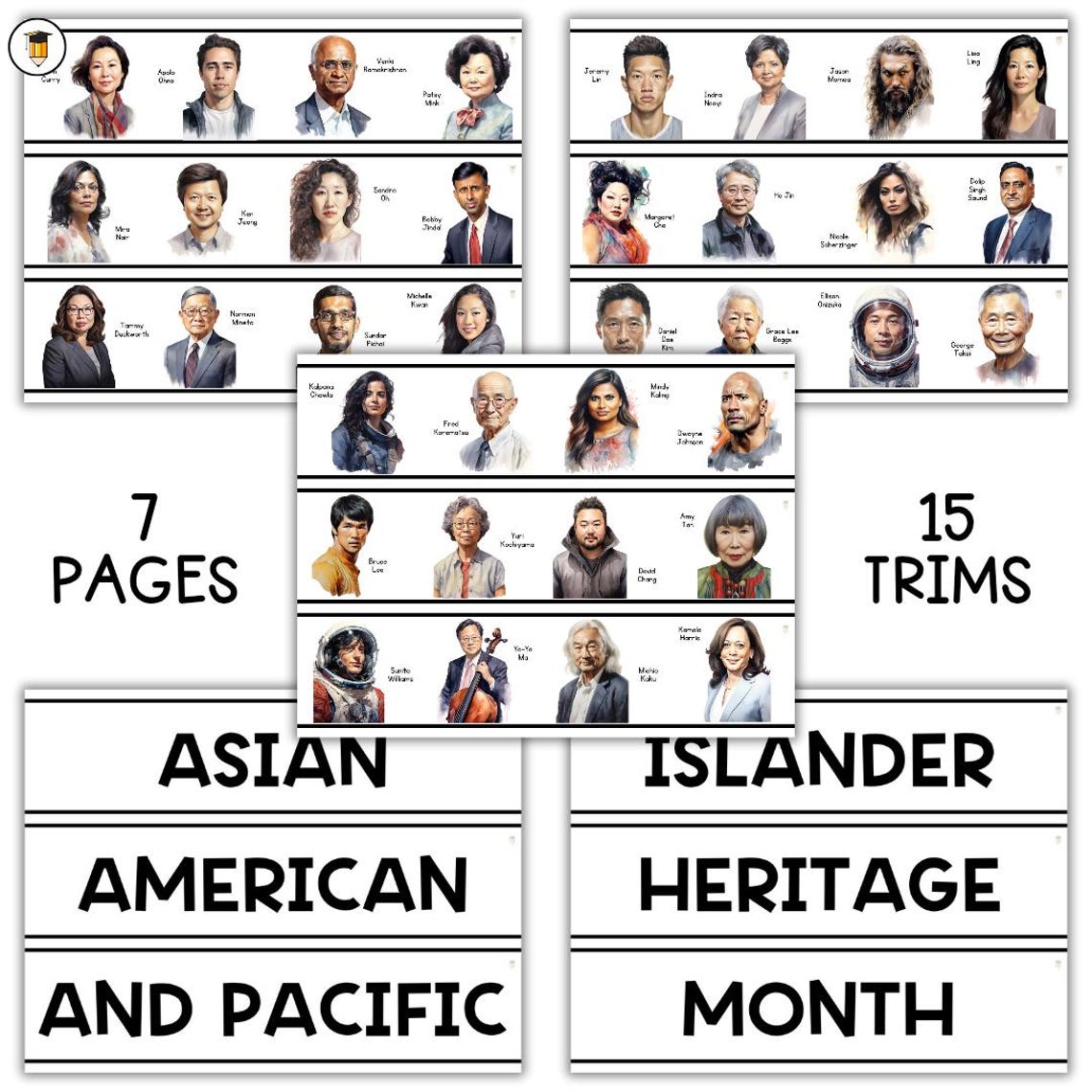AAPI Bulletin Border Trim | Asian American and Pacific Islanders ...