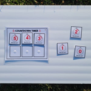 PHYSICAL COPY: Visual Timer Board | Countdown | Behavior Visuals ...