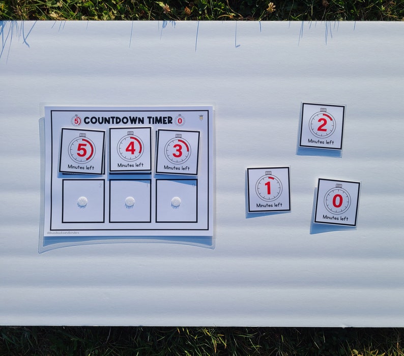PHYSICAL COPY: Visual Timer Board | Countdown | Behavior Visuals | Classroom Management ...