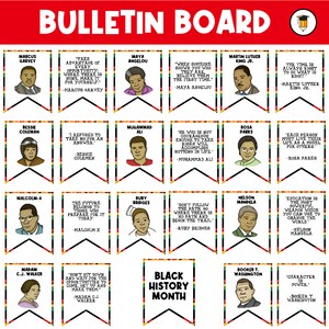 Black History Posters & Quotes | Bulletin Board Display | Black History ...