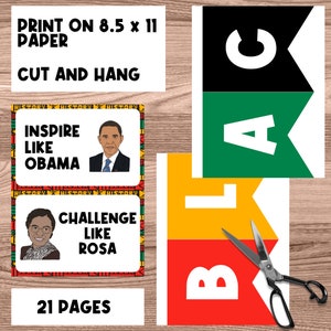 Black History Posters | Bulletin Board Display | Black History Decor ...