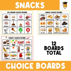 Communication Choice Boards | Daily Routines | First Then Visual Aid ...