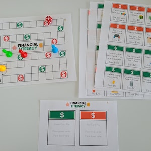 Financial Literacy GAME | Money | Infographic | Learn About Money ...