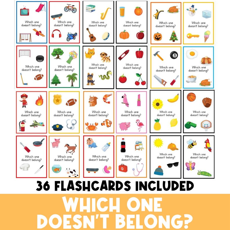 Which One Doesn't Belong | Sentence Writing | Writing Worksheets ...