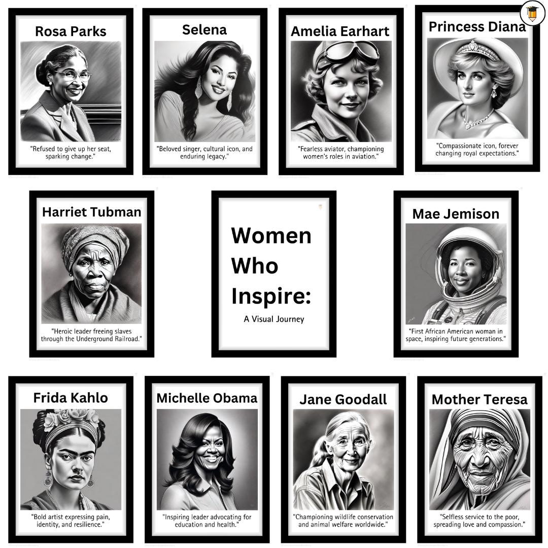 Art Gallery: Women's History Month Posters | Bulletin Board Display ...