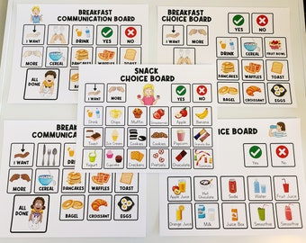 Autism Communication Cards Adult - Etsy Canada