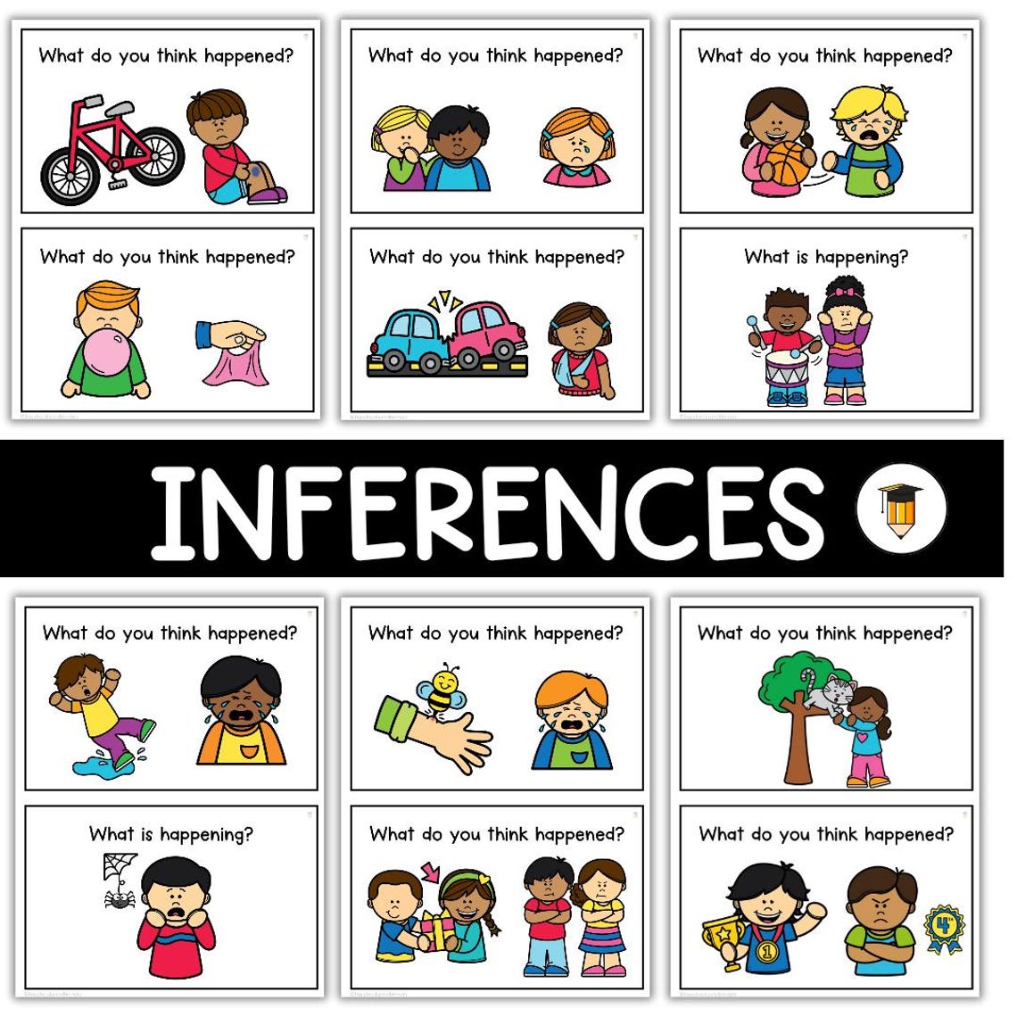 Making Inferences | Inferring Picture Cards | Reading | Writing | Wh ...