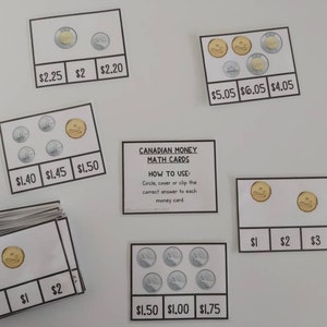 Canadian Money Activity | Canadian Coins | Worksheets | Learning Money ...