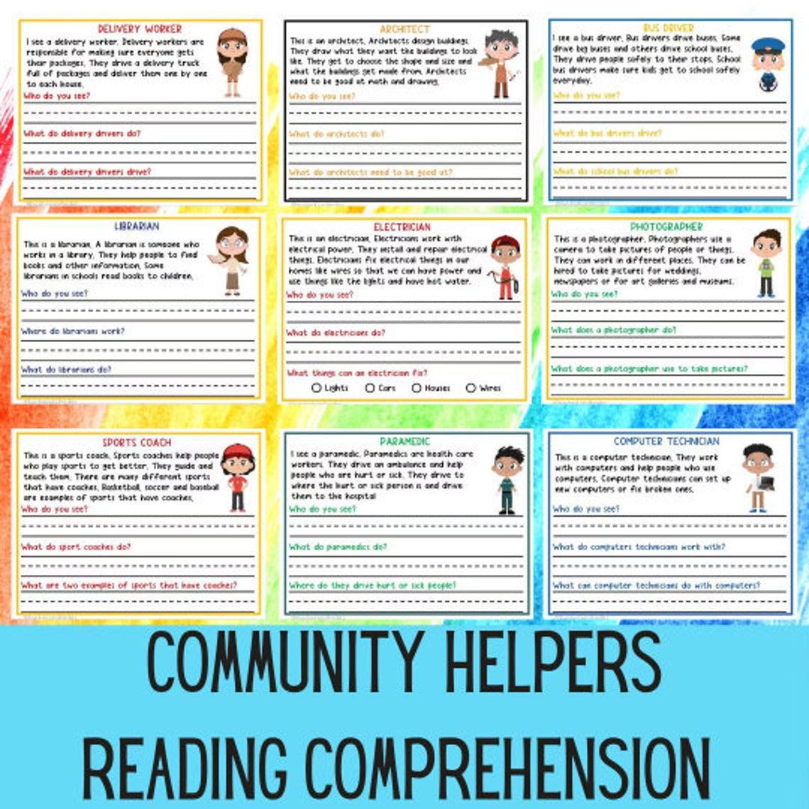Reading Comprehension MEGA BUNDLE Reading and Writing - Etsy