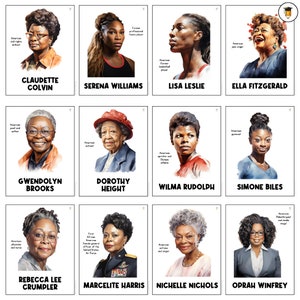 40 Black History Posters | Bulletin Board Display | Black History Decor ...