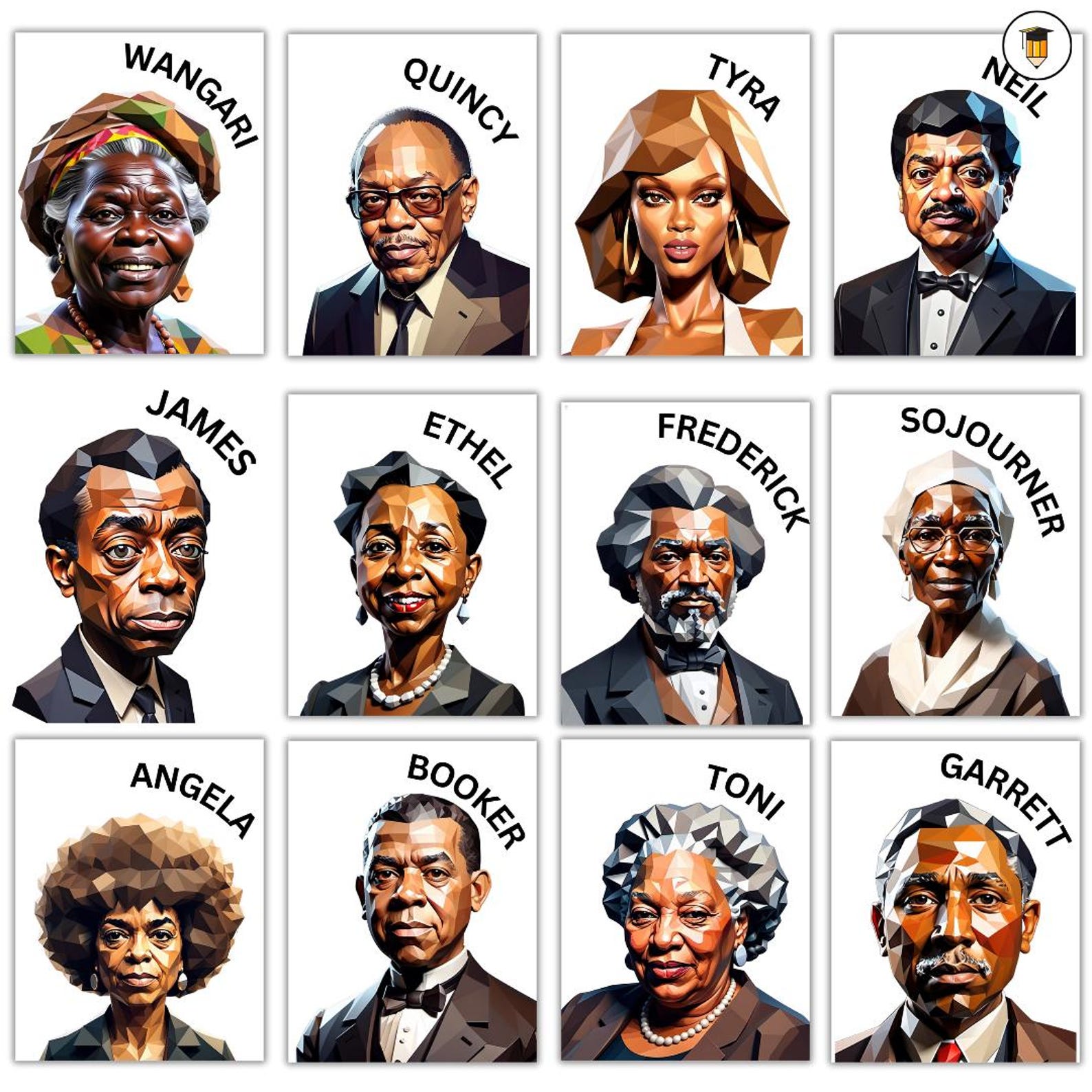 60 Black History Posters | Bulletin Board Display | Black History Decor ...