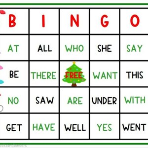 Kindergarten Sight Words | Christmas Activities for Kids | Christmas ...