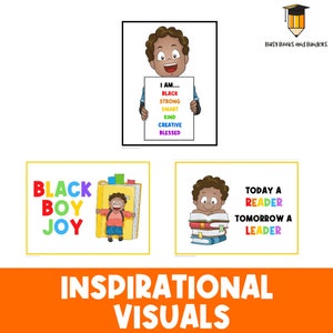 Black Boy Joy | Busy Book Bundle | Coloring Page | Black History Month ...