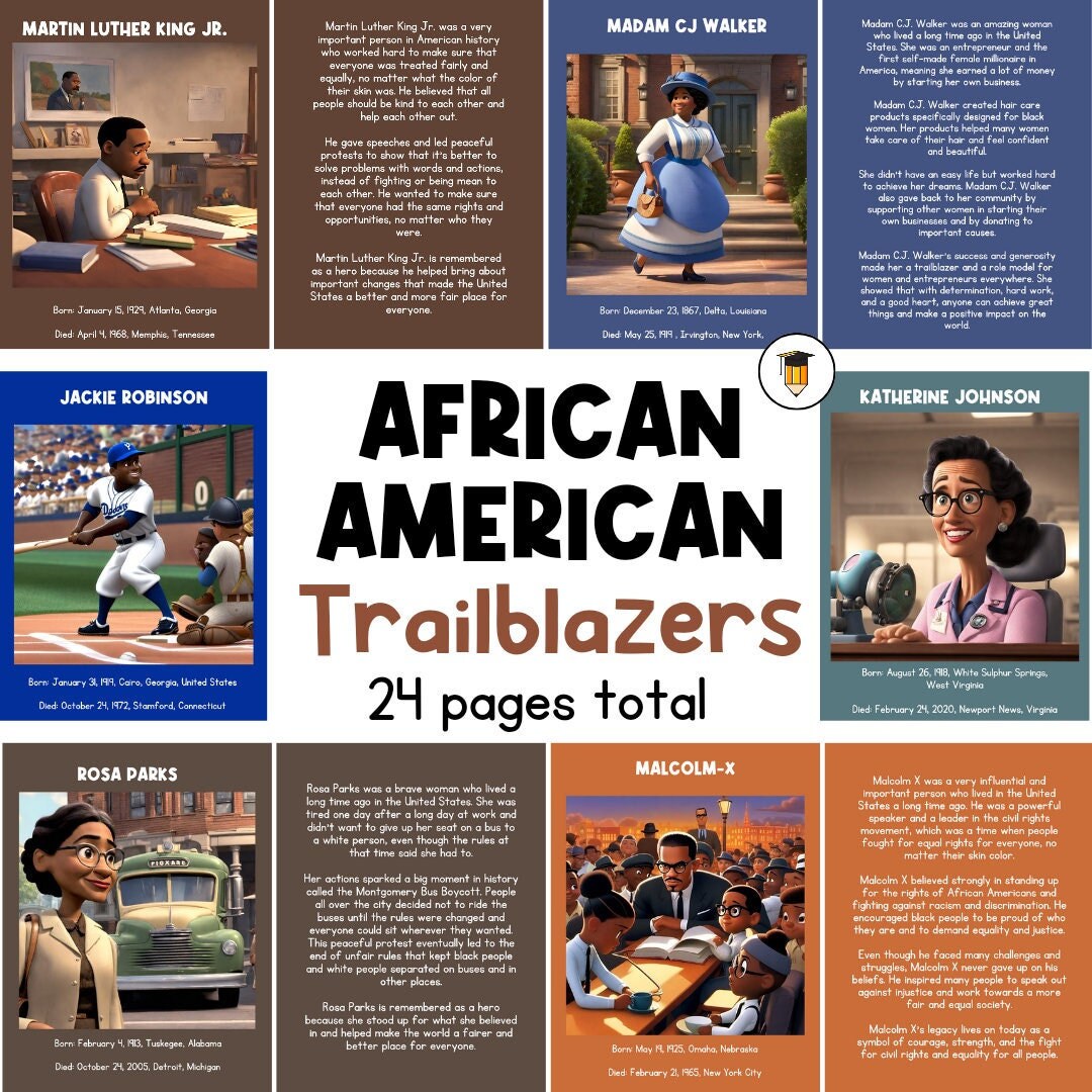 Black History Trailblazers Posters | Bulletin Board Display | Black ...