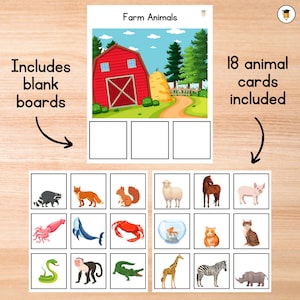 Animal Habitats | Animal Sorting Activity, Animal Activities, Busy Book ...