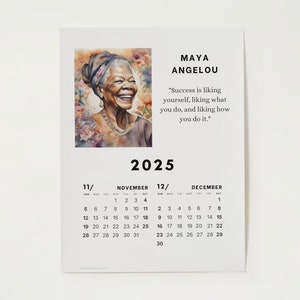 2025 Black History Calendar | Bulletin Board Display | Black History ...
