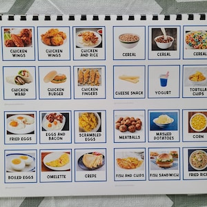 BOOK: 167 Food Pictures | Food Visual Aid | Behavior | Task Card ...