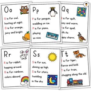 Alphabet Poem Posters | A-Z Alphabet Posters | Classroom Decor | ABC ...
