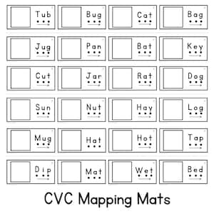 WORD MAPPING | Sight Word Practice | CVC Sight Words | Literacy Centers ...