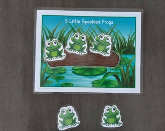 5 Little Monkeys Song, Toddler and Preschool Activities, File Folder ...