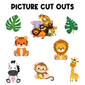 JUNGLE BULLETIN BOARD | Animal Theme | Visual Schedule | Display Board ...