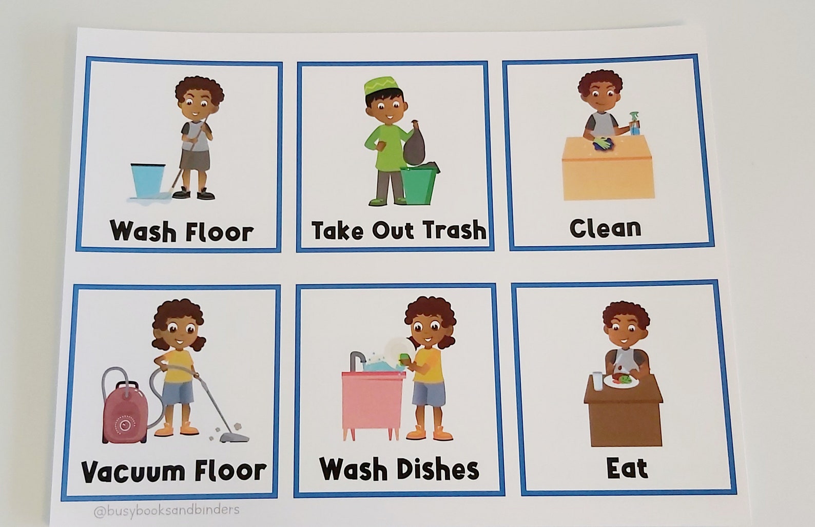 MULTICULTURAL 24 PECS First Then Board Visual Aid - Etsy