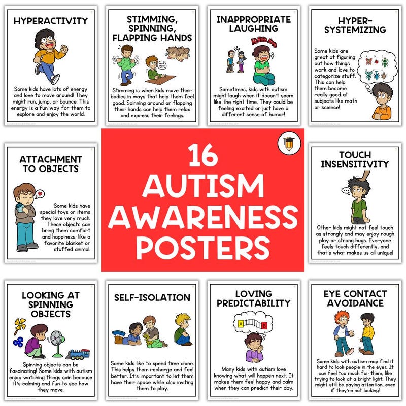 Autism Awareness Posters - Etsy