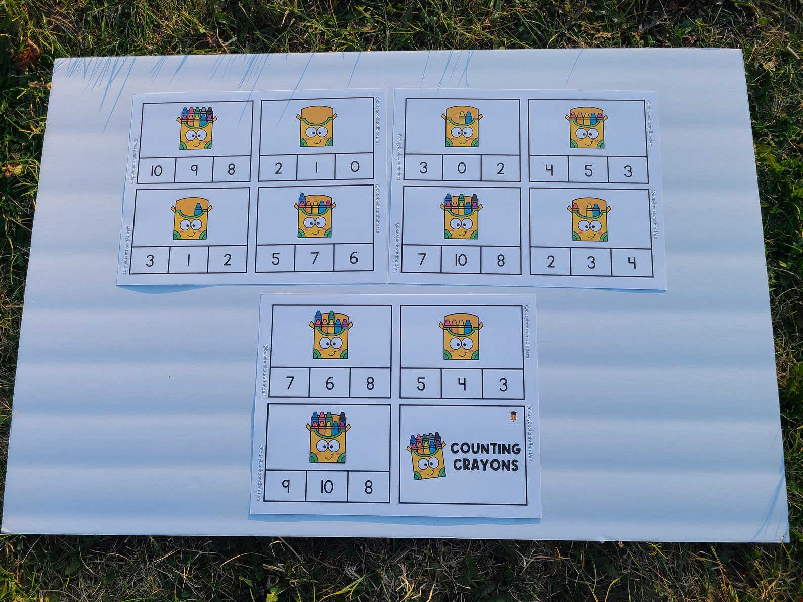 Crayon Counting | Preschool Activities | Math Centers | Kindergarten ...