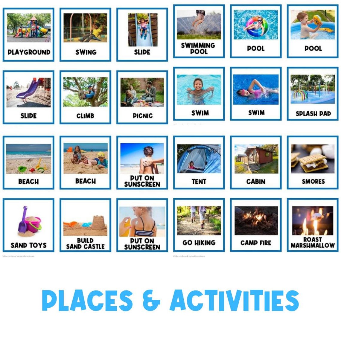 REAL PICTURES: First Then Board Visual Aid Visual Schedule - Etsy