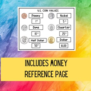 U.S Money Activity | American Coins | Worksheets | Learning Money ...