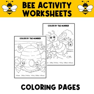 Bees Activities | Bee Lifestyle Stages | Counting | Tracing | Spring ...