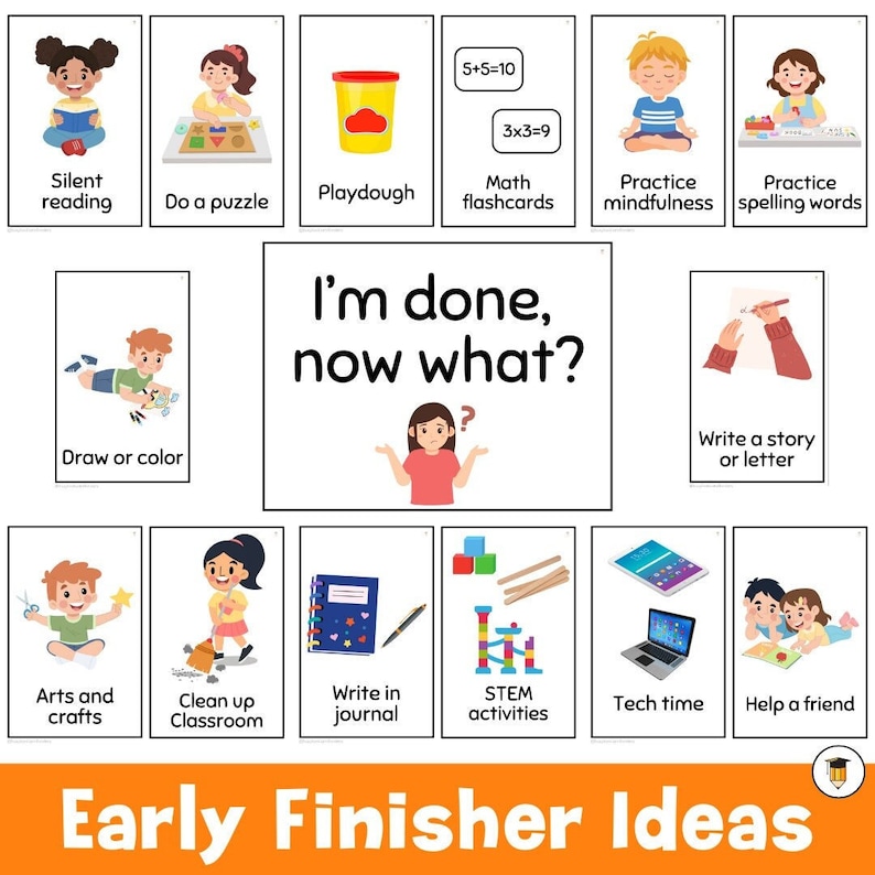 Early Finisher Posters | Classroom Posters | Classroom Printables ...