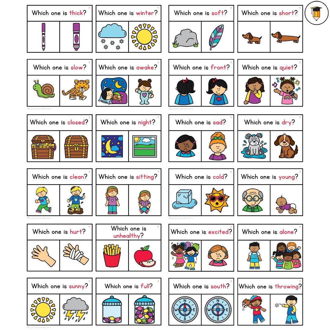 24 WH Questions | Functions Task Cards | Which One | Speech Therapy ...