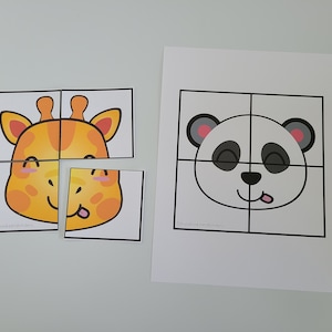 Animal | Puzzles for Kids | Early Years | Puzzle | Fine Motor ...