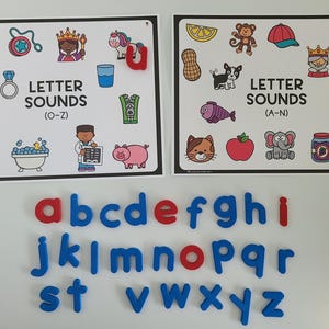 Letter Sound Matching | Alphabet | Magnetic Tray | Printable Mats ...