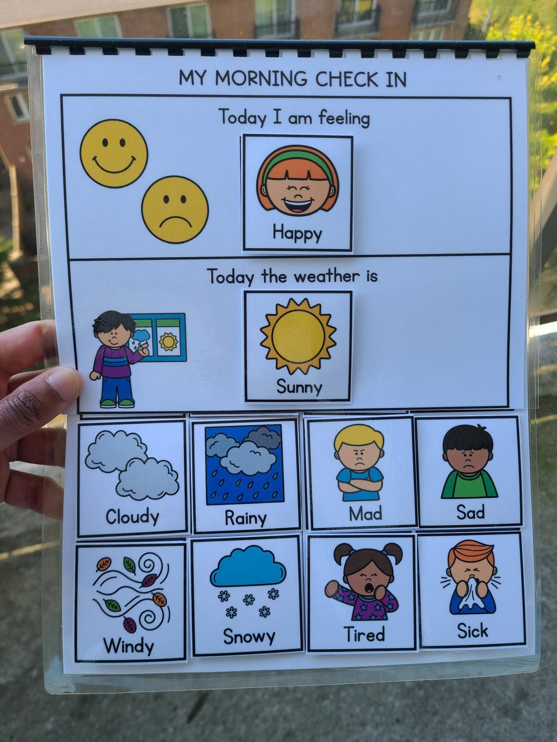 Printable Book: Feelings and Weather | Sorting | File Folder Games ...