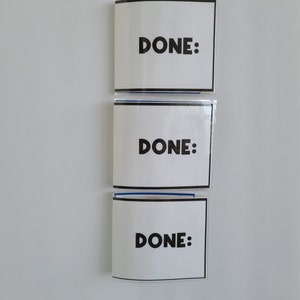 TO DO and DONE | First Then Board | Visual Aid | Visual Schedule ...