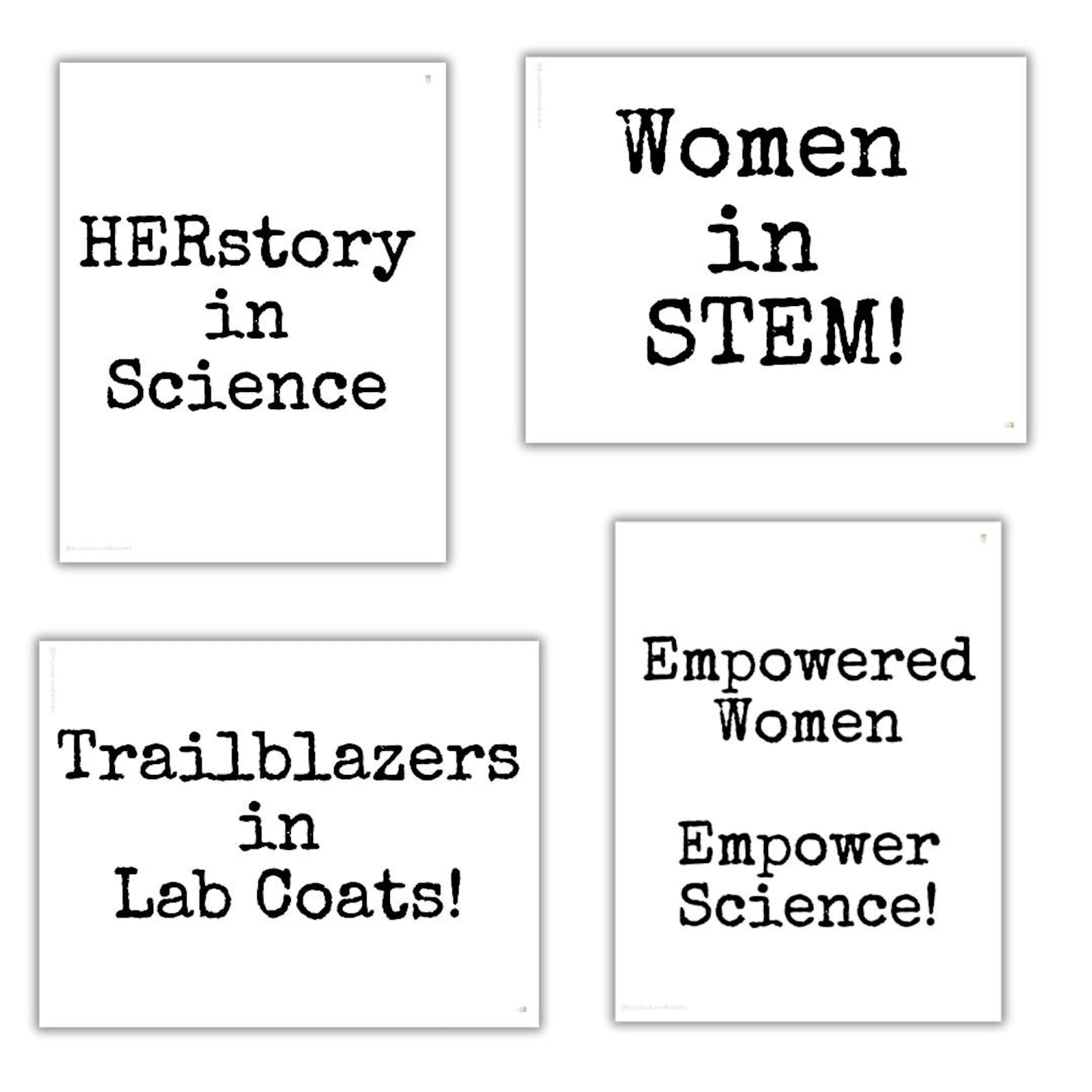 Women in Science History Posters | Herstory | Bulletin Board Display ...