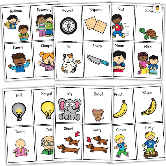 Debbie Sensei Free Esl Adjectives Flashcards