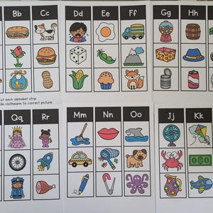 CVC Beginning Letter Sounds | Printable Kindergarten Phonics | Literacy ...