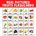 REAL PICTURES: Fruits and Vegetables Flashcards | Preschool Flash Cards ...