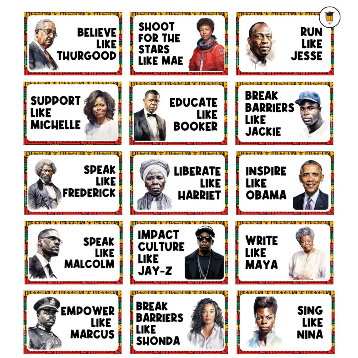 Black History Posters | Bulletin Board Display | Black History Decor ...
