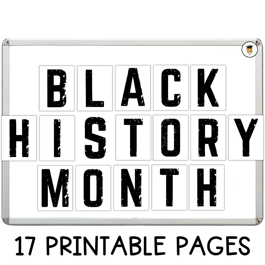 Black History Posters | Bulletin Board Display | Black History Decor ...