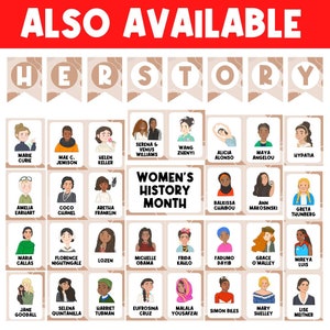15 Women's History Month Posters | Bulletin Board Display | Women's ...