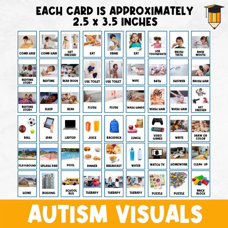 114 BINDER PECS: First Then Board Visual Aid Visual - Etsy Australia