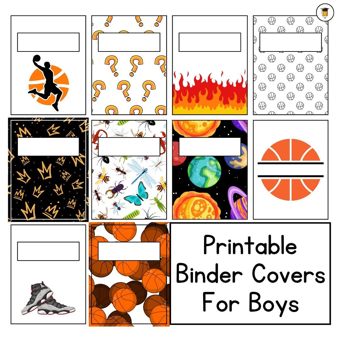 34 Binder Covers | Binder Cover for Kids | Back to School Printables ...