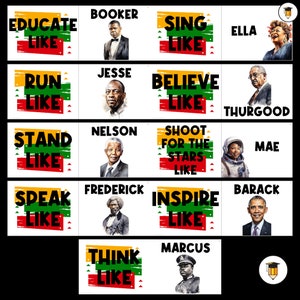 34 Black History Posters | Bulletin Board Display | Black History Decor ...