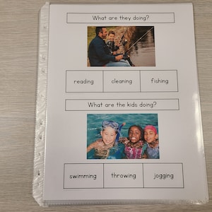 WHAT | WH Questions | Functions Task Cards | Which One | Speech Therapy ...