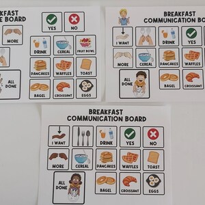 Food Communication Choice Board | Food Choice Board | Food | Visual Aid ...